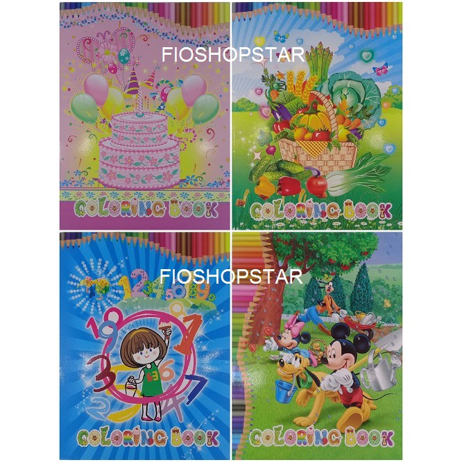 Jual Buku Mewarnai Coloring Colouring Book | Shopee Indonesia