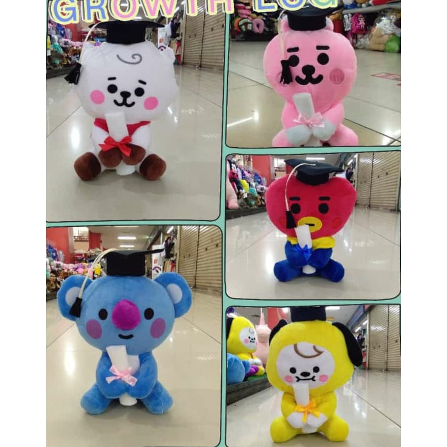 Jual csl-27 Boneka BTS BT21 Sittingdoll Wisuda | Shopee Indonesia