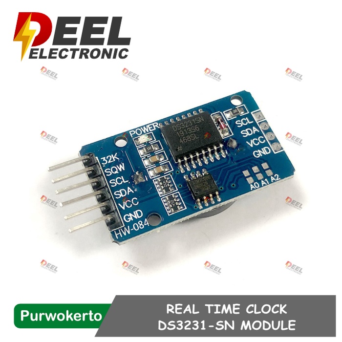 Jual REAL TIME CLOCK DS3231 MODULE I2C TYPE - SN RTC FOR ARDUINO ...