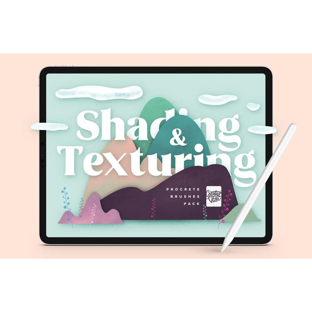 Jual Procreate Brush - Natural Shading & Texture Procreate Brushes ...