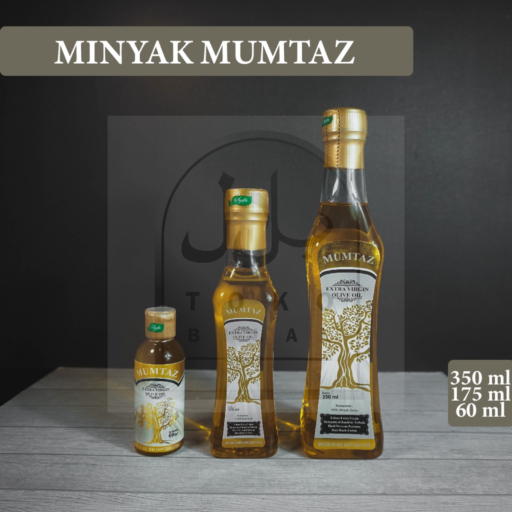 Jual Minyak Zaitun Mumtaz 60ml - 175ml - 350ml Extra Virgin Original ...