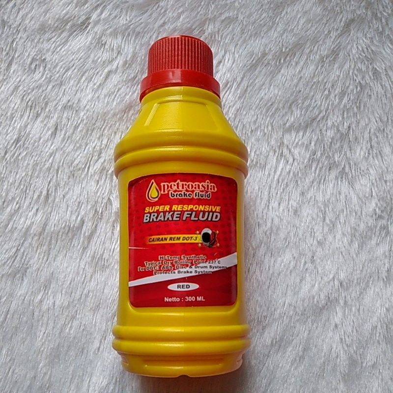 Jual Minyak rem Oli rem brake fluid red PETROASIA 300ml | Shopee Indonesia