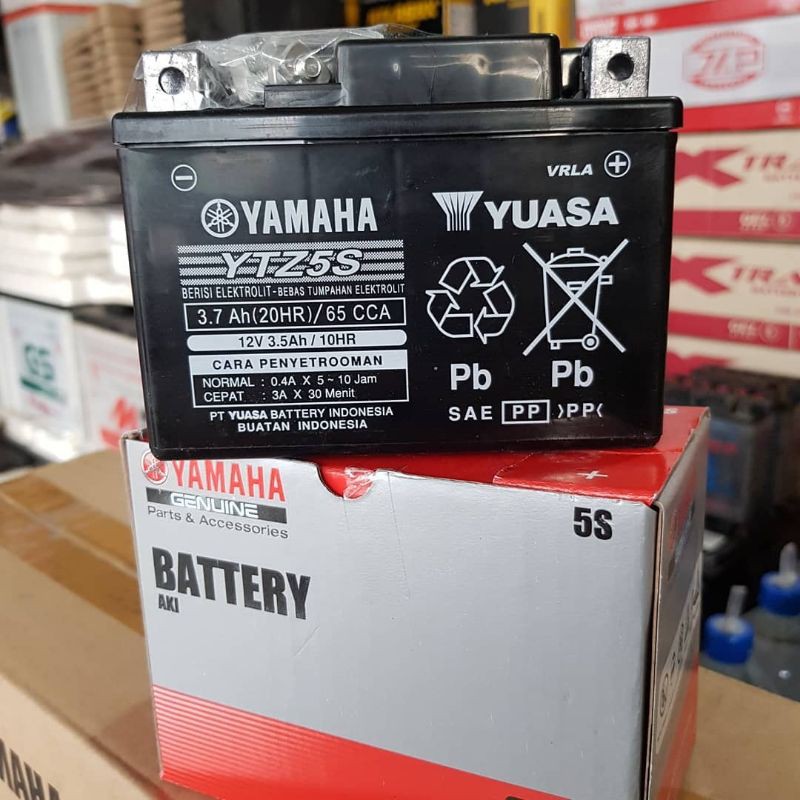Jual Aki Motor Yamaha Mio Soul Yamaha Genuine Battery YTZ5S | Shopee ...