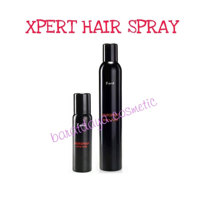 Jual Xpert | X-pert Hair Spray Extra Hold 100 ml ll 376 ml | Shopee ...