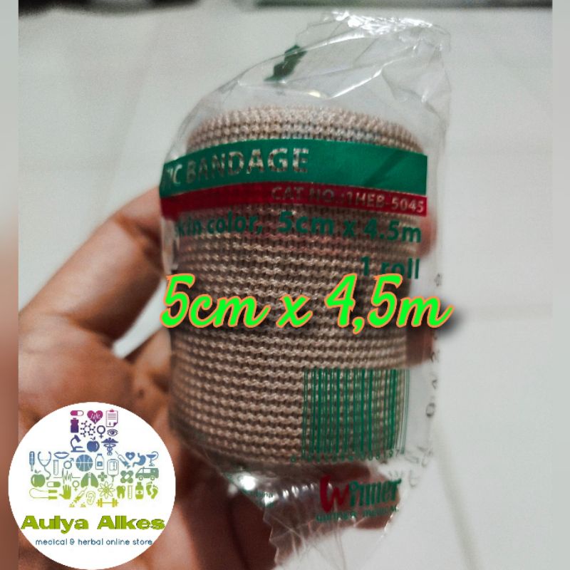 Jual Winner high elastic bandage skin color/perban elastis 5cm x 4,5m ...