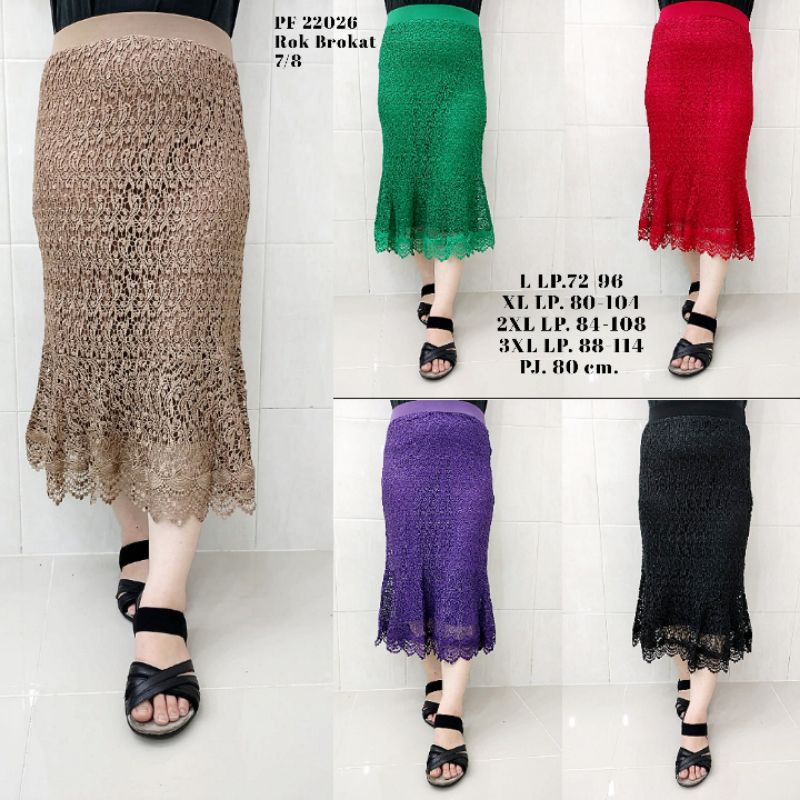 Jual Rok Klok Brokat premium | Shopee Indonesia