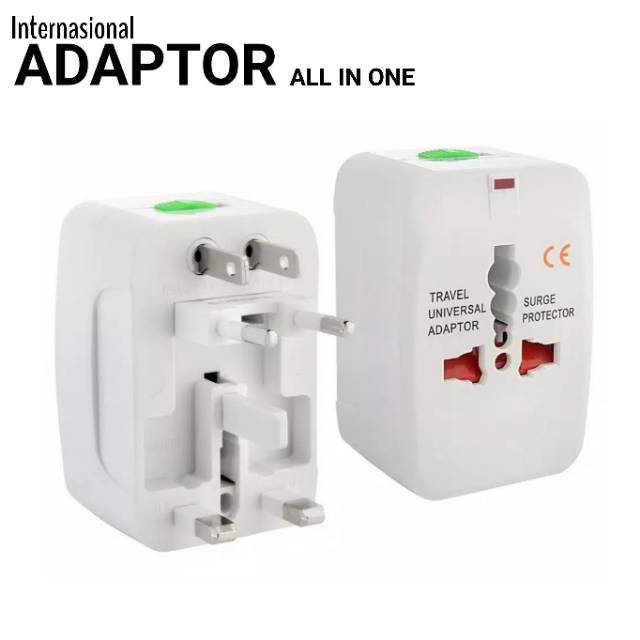Jual UNIVERSAL ADAPTOR INTERNASIONAL ALL IN ONE | Shopee Indonesia