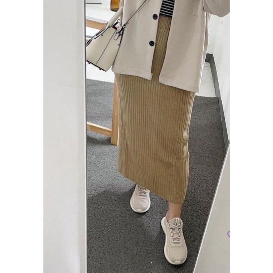 Jual Rajut Premium/Rok Rajut Span/Rok Knit Rajut Premium STORE09 MURAH ...