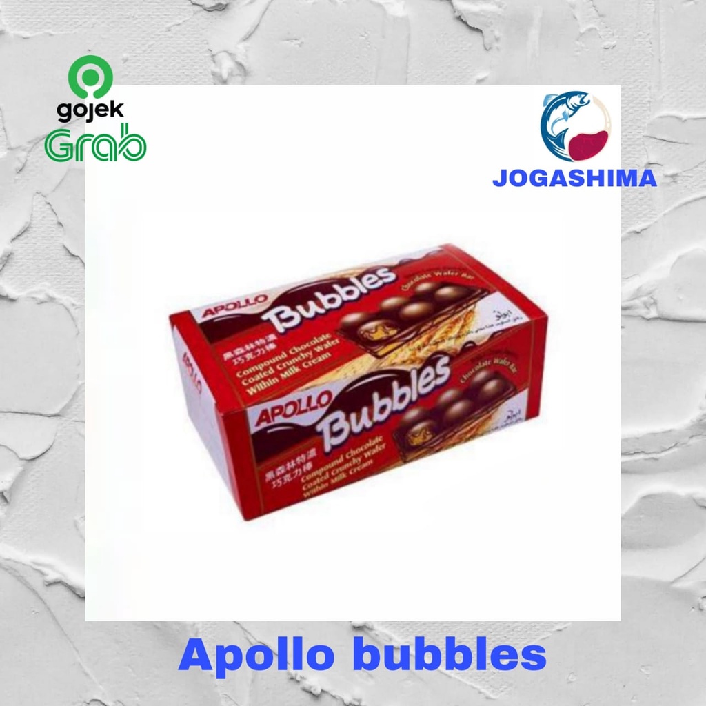 Jual Apollo Bubbles / Biskuit coklat / Chocolate Wafer Bar/ Coklat ...