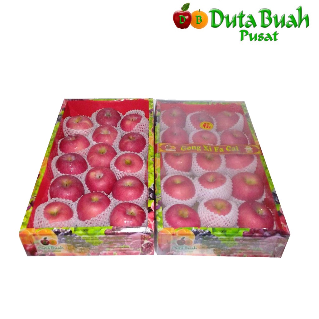 Jual DUTA BUAH Gift Box Apel Fuji Blush Premium 15s | Shopee Indonesia