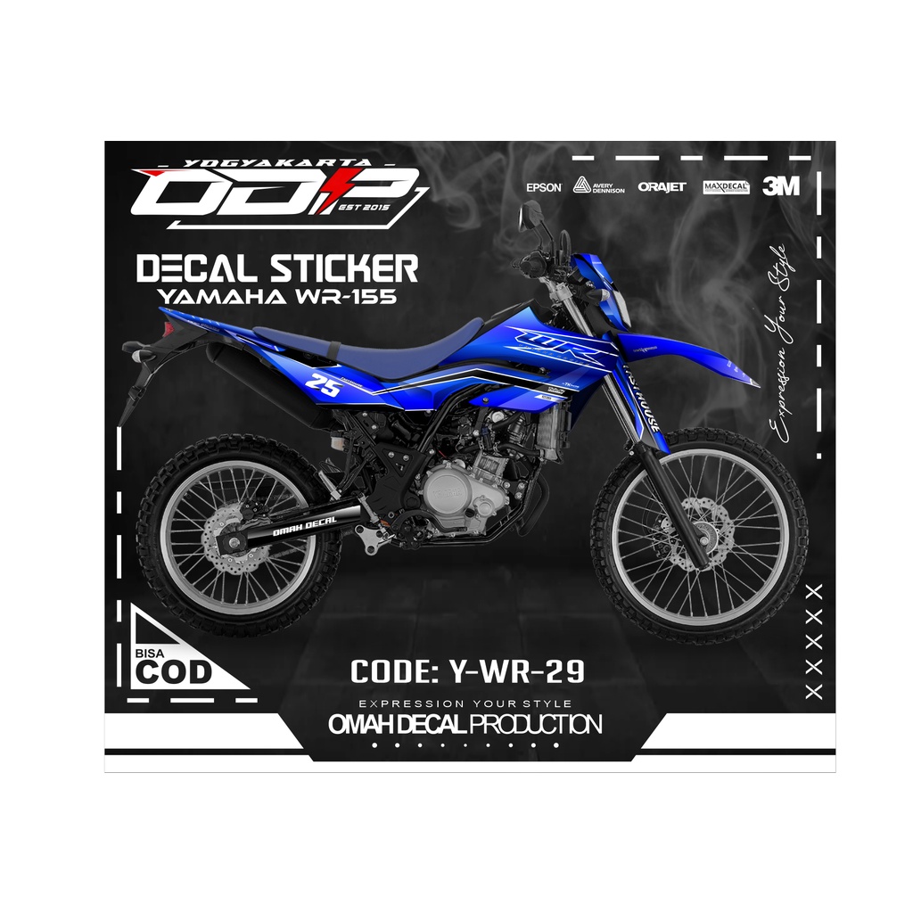 Jual DECAL STICKER WR 155 FULL BODY STIKER DECAL SETIKER KEKEINIAN ...