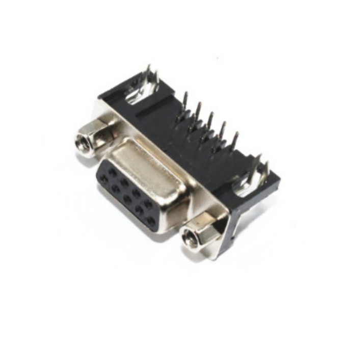 Jual DB9 Female PCB COM Serial DSUB Siku Solder DR9M DR9 DR DB 9 ...