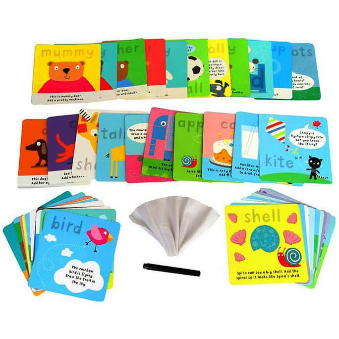 Jual Arty Mouse Words Wipe Clean Flash Cards | Shopee Indonesia