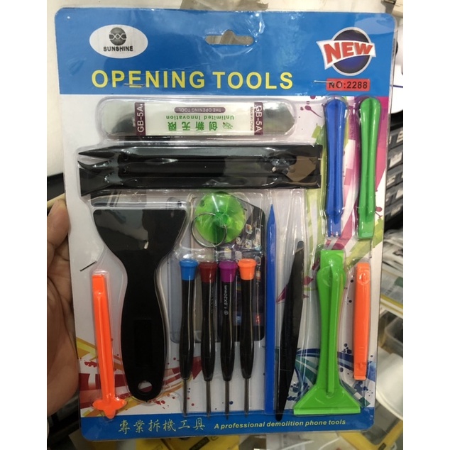 Jual Obeng Set Plus Alat Pembuka Casing -lcd - baterai Semua Merek ...