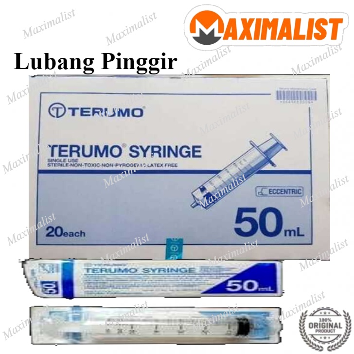 Jual ECERAN - Terumo Spuit 20cc / 50cc / 60cc - Syringe Terumo - Suntikan 20cc / 50cc / 60cc ...