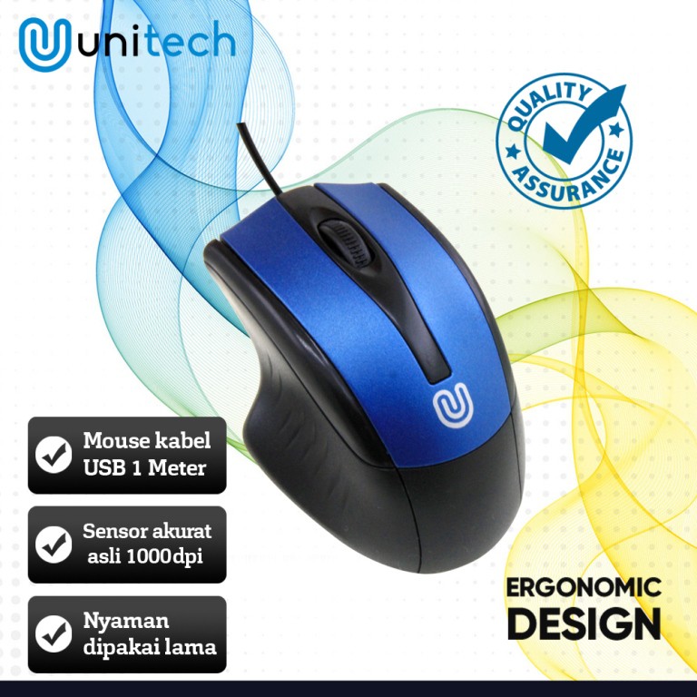 Jual Optical Mouse Kabel USB G5 Unitech Wired USB 1000DPI | Shopee ...