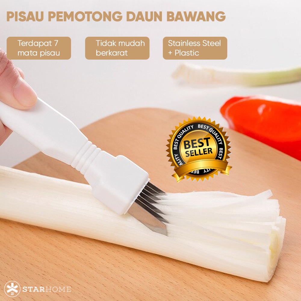 Jual Pisau Pemotong Bawang Alat Pemotong Daun Bawang Scallion Knife ...