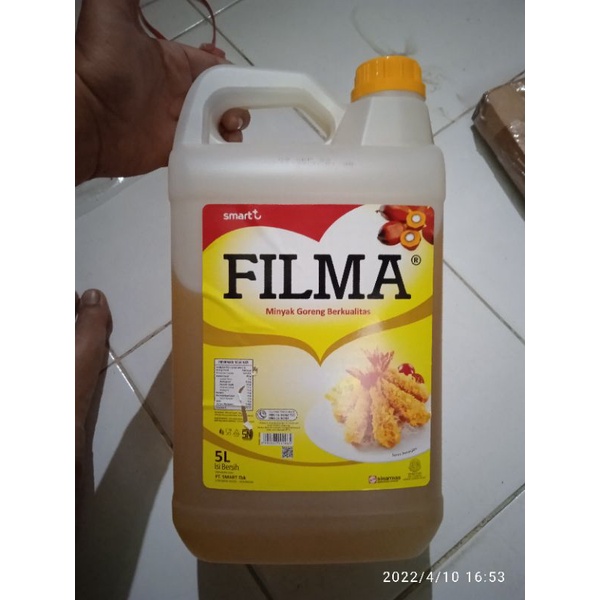 Jual Original Minyak Goreng Filma 5 Liter jerigen Bersih dan sehat ...