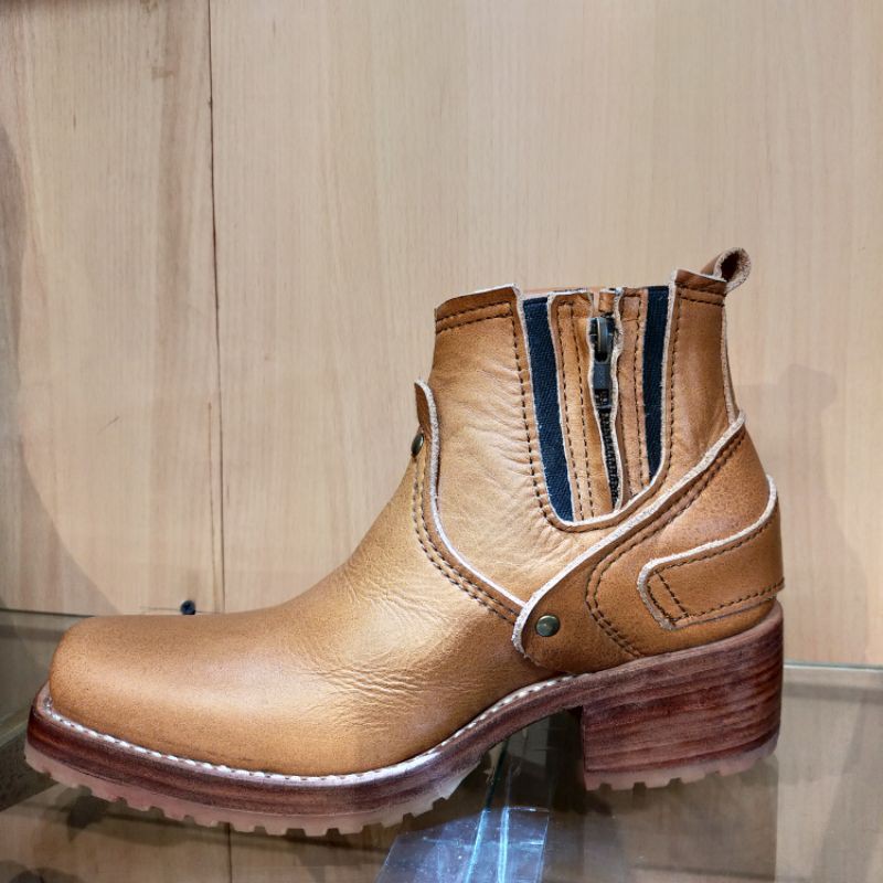 Jual Sepatu Jungle Full Kulit || Sepatu Cowboy || Sepatu Bikers ...