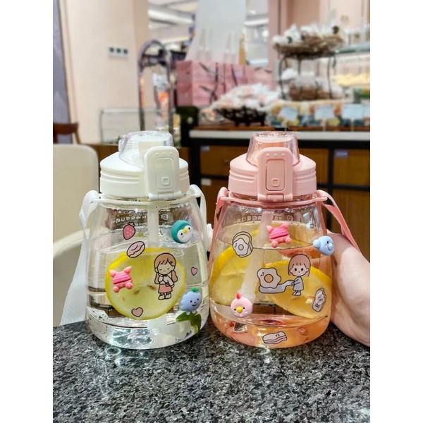 Jual (MJS) Botol Polos Stiker 1L Big Bottle Sticker Anak Tempat Minum ...