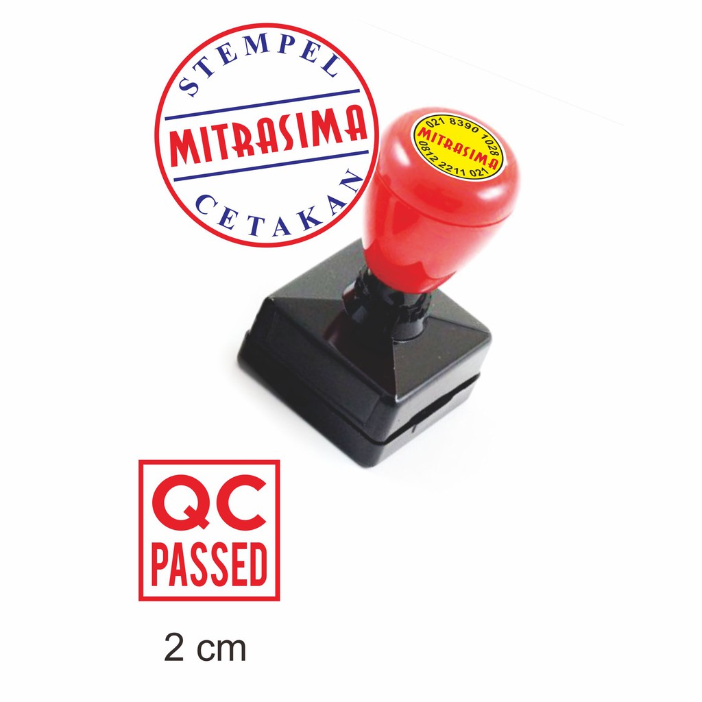 Jual Stempel QC PASSED Warna Otomatis | Shopee Indonesia