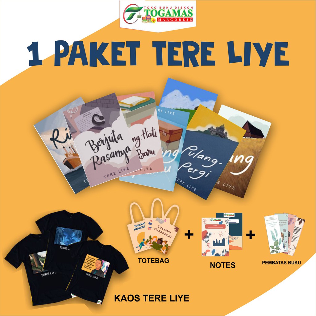 Jual NOVEL PULANG // PERGI // RINDU // TENTANG KAMU// SEPOTONG HATI ...