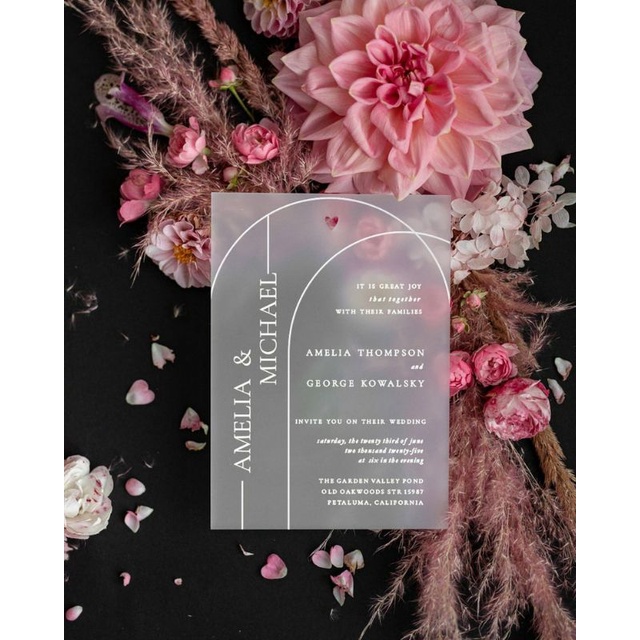 Jual undangan akrilik soft | Shopee Indonesia