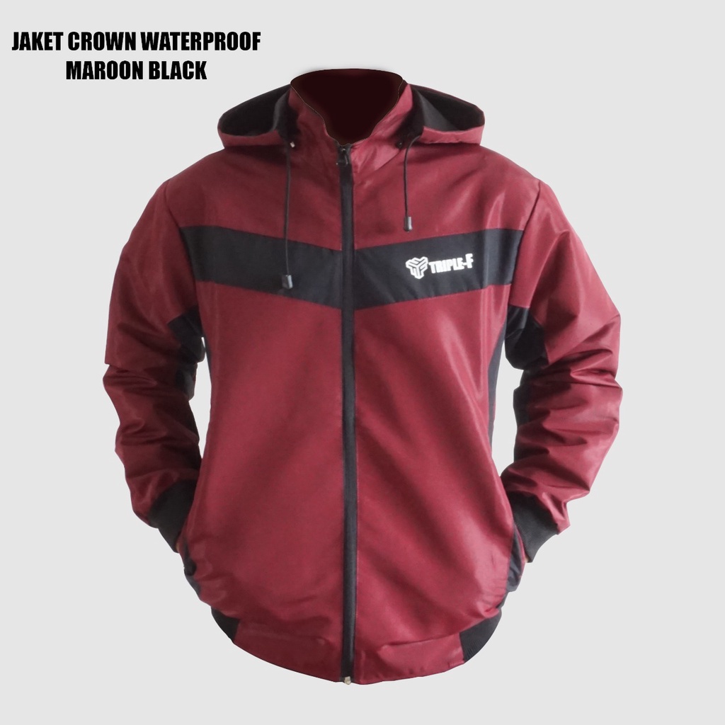 Jual Jaket Gunung Jacket Outdoor Crown Pria Wanita Unisex Polos Taslan ...