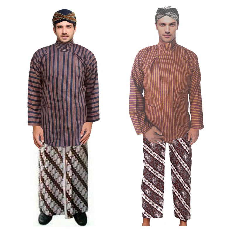 Jual SURJAN LURIK Baju Tradisional Jawa Kualitas Bagus Tersedia Ukuran Jumbo | Shopee Indonesia