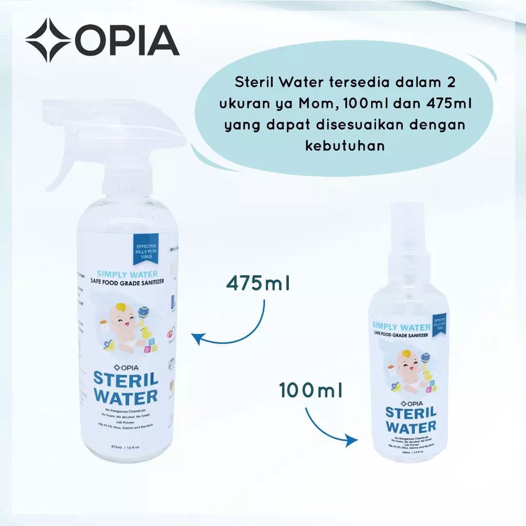 Jual Opia Baby Steril Water Sanitizer 100ml | Shopee Indonesia