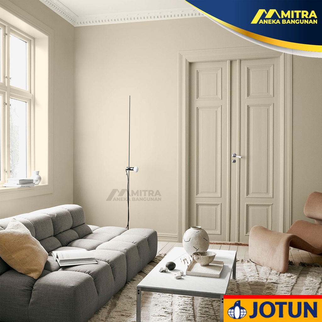 Jual CAT TEMBOK JOTUN INTERIOR EKSTERIOR WARNA SOFT 1276 / CREAM BROKEN WHITE AESTHETIC | Shopee ...