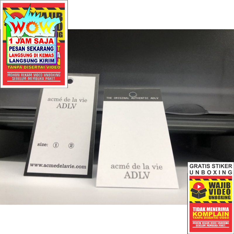 Jual ADLV TAG HANGTAG SUPER PREMIUM CO 1X DI KIRIM 600PCS | Shopee ...