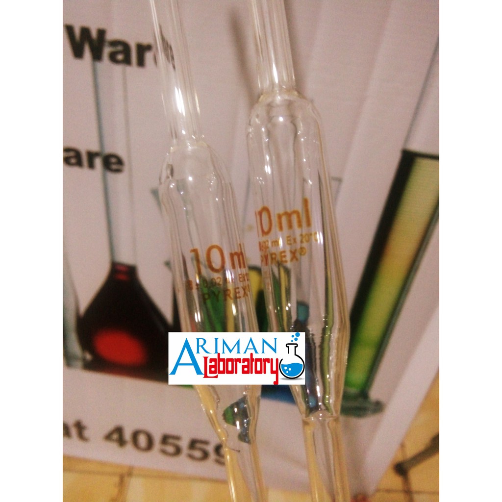 Jual Pipet Volume, Pipet Gondok 10 Pyrex | Shopee Indonesia