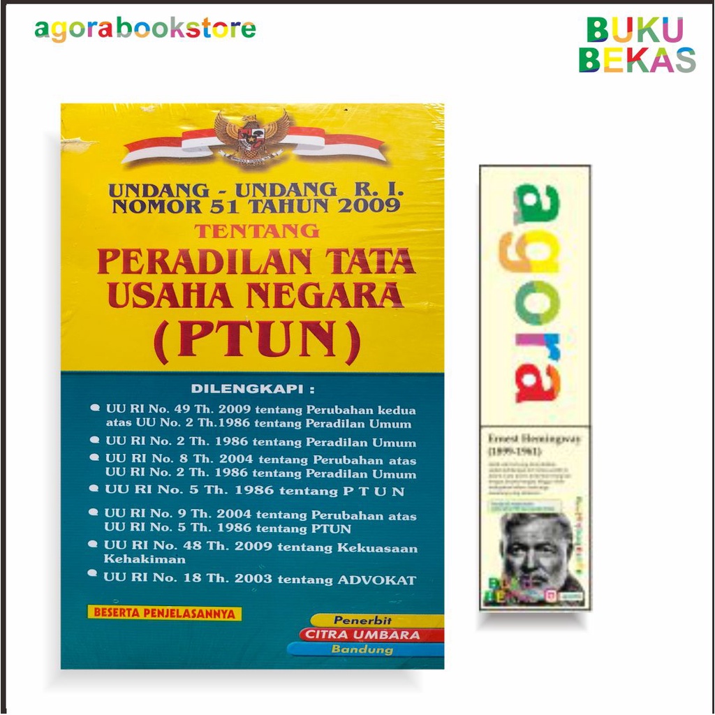 Jual Buku Undang-Undang RI Nomor 51 Tahun 2009 Tentang Peradilan Tata ...