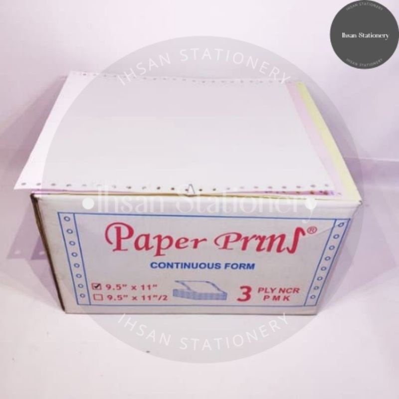 Jual Continuous Form 3 Ply 9,5 x 11 Full Paper Prins | Shopee Indonesia