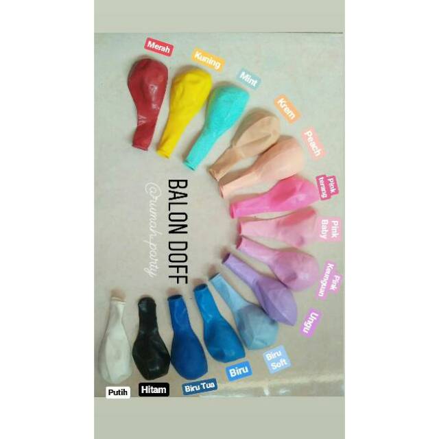 Jual Balon Latex doff | Shopee Indonesia