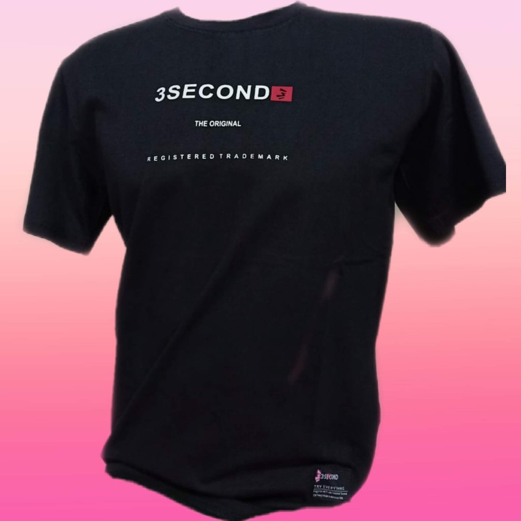 Jual T-Shirt 3SECOND Authentic Black | Shopee Indonesia