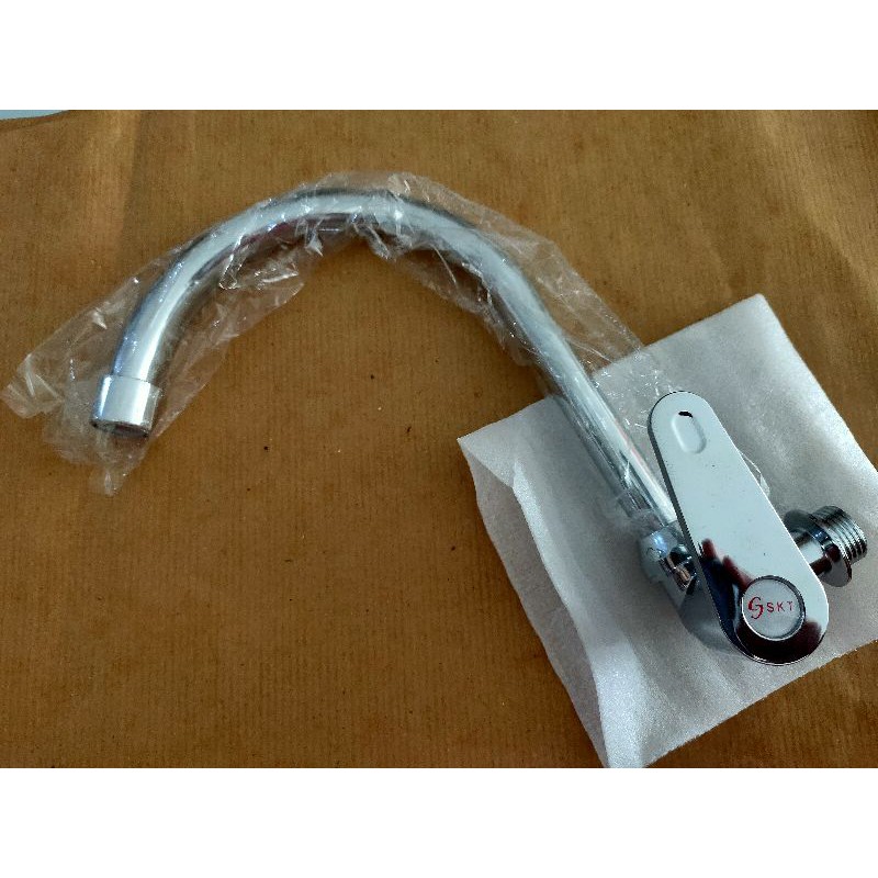 Jual Kran Pipa Wastafel Leher Angsa Sanitary | Shopee Indonesia