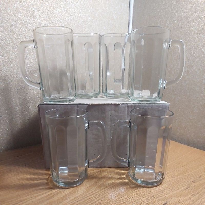 Jual Gelas Bir Kedaung Bergaris BMF13 Set isi 6 Pcs / Beer Mug / Gelas ...