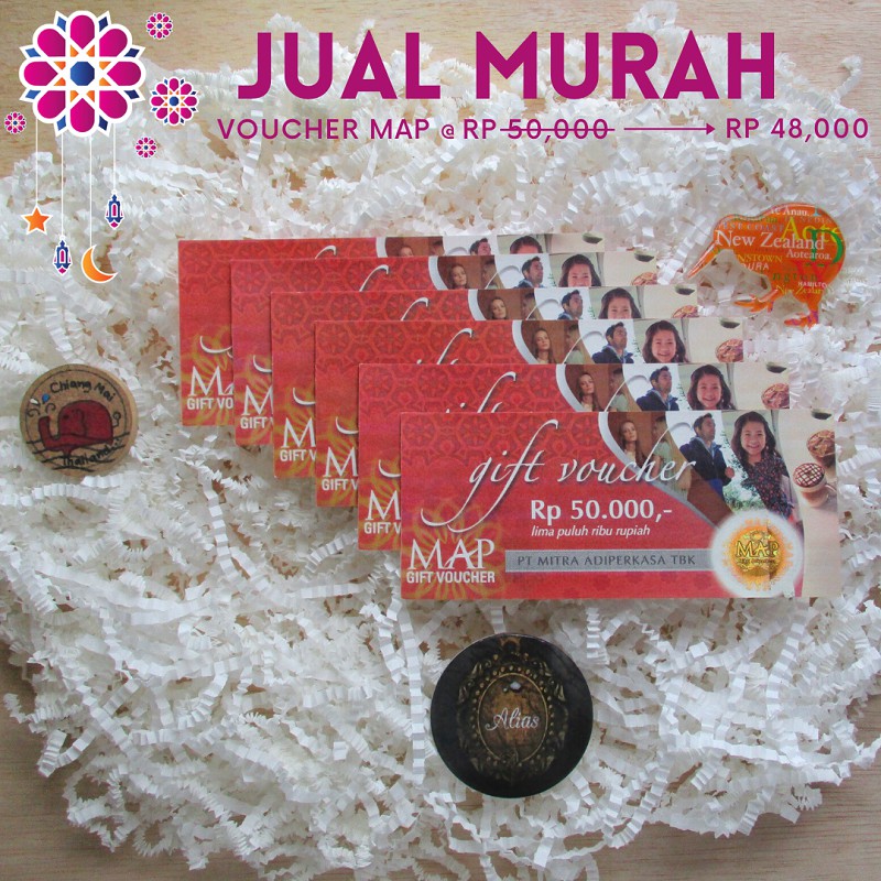 Jual Voucher MAP Nominal @50,000 | Shopee Indonesia