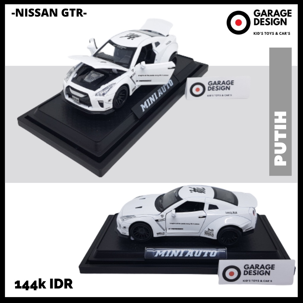 Jual Miniatur Diecast Mobil Sport Nissan GTR Nismo - Alloy Diecast ...