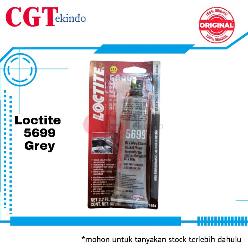 Jual Loctite 5699 Grey RTV Silicone Gasket Maker | Shopee Indonesia