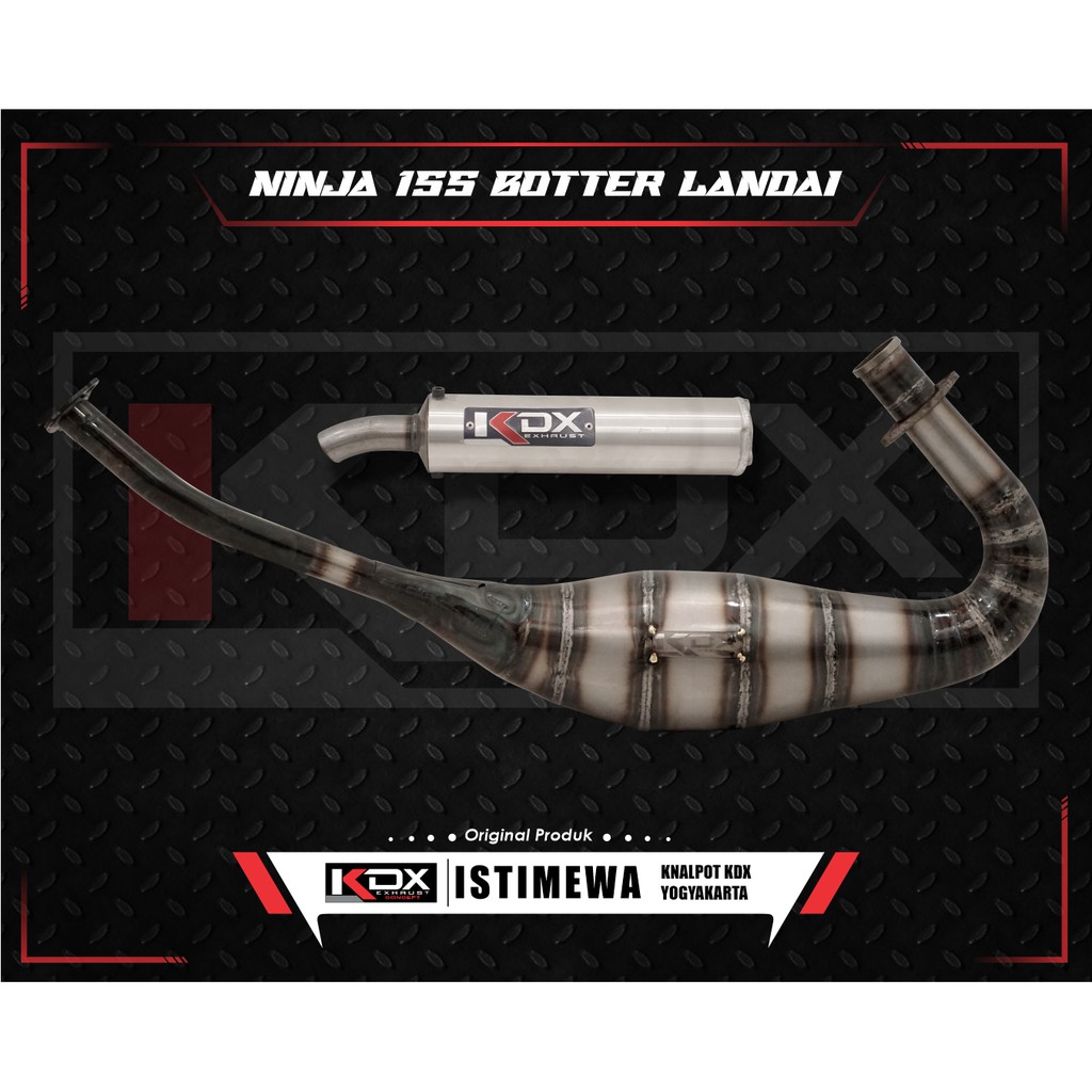 Jual Knalpot KDX Ninja Frame Standar 155 Botter Landai ORIGINAL KDX YOGYAKARTA | Shopee Indonesia