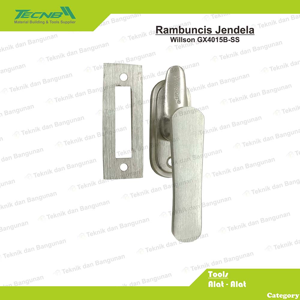 Jual Rambuncis Kunci Jendela Putar Grendel Selot Besi Willson SN ...
