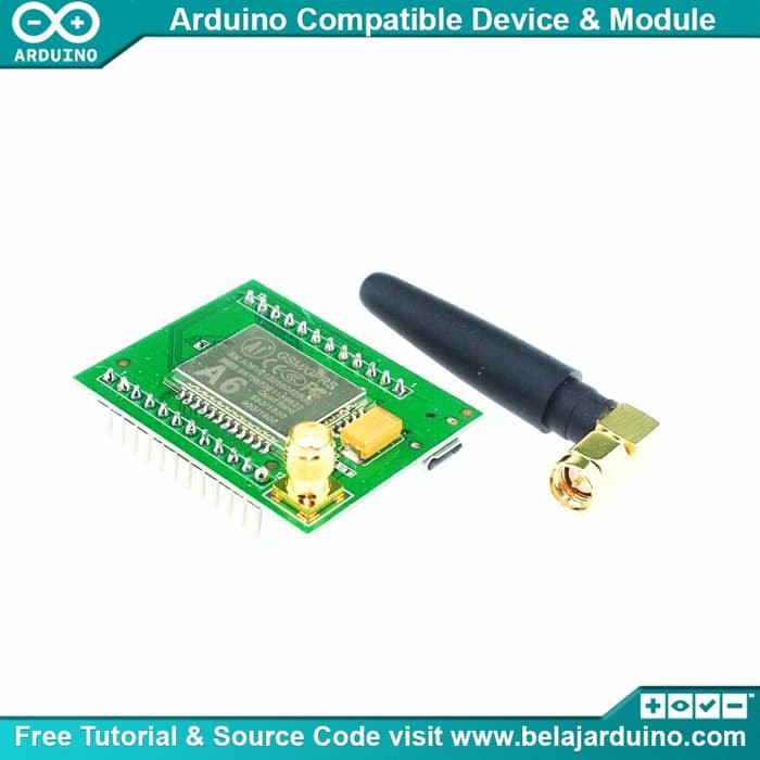 Jual A6 GSM/GPRS Module Call + SMS + GPRS Ai-Thinker for Arduino | Shopee Indonesia