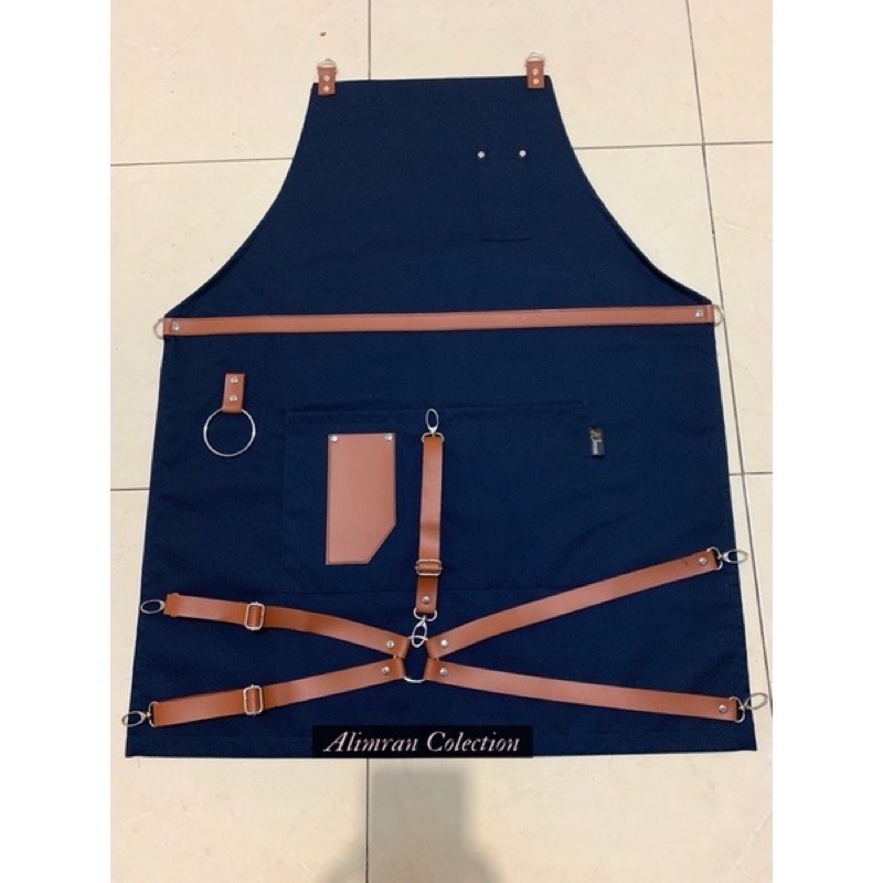 Jual Apron Barista 1 pasang apron setengah badan Celemek Masak apron ...