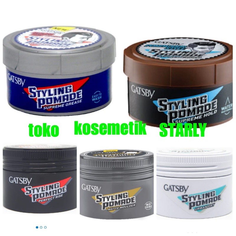 Jual Gatsby Styling Pomade 75/80 g (kemasan baru) | Shopee Indonesia