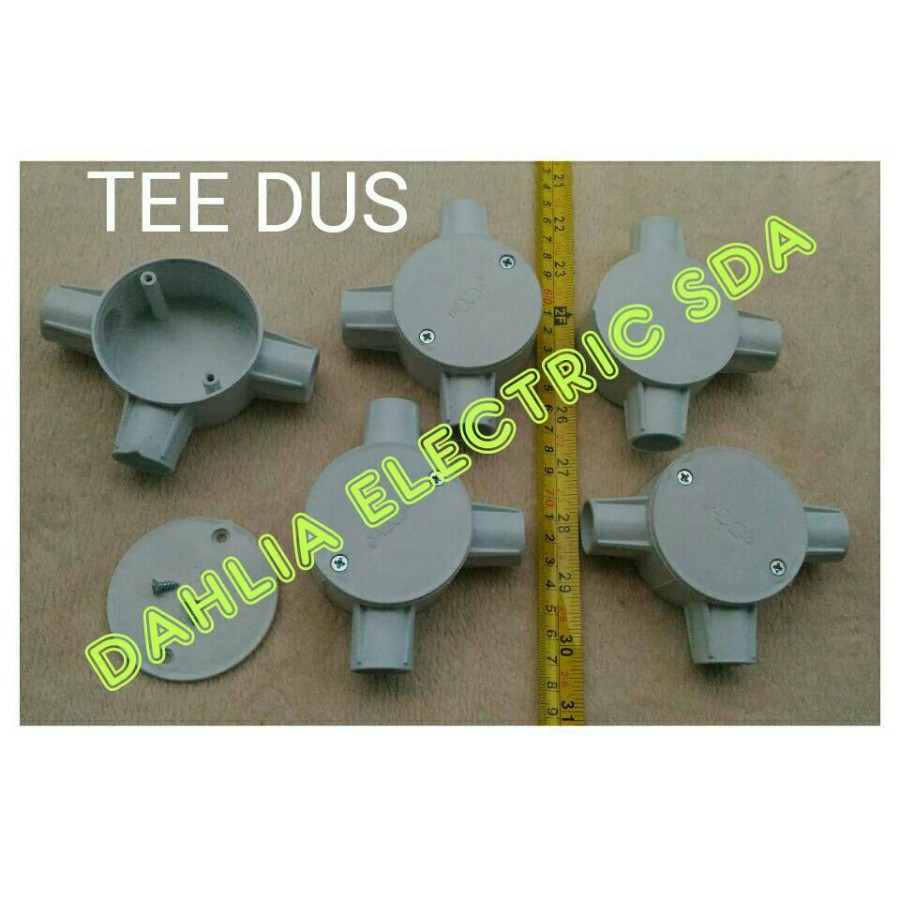 Jual TEE DUS/T DUS untuk pipa listrik 20mm | Shopee Indonesia