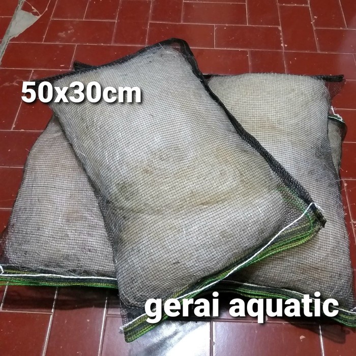 Jual jaring nelayan bekas japmat media filter ikan kolam aquarium ...