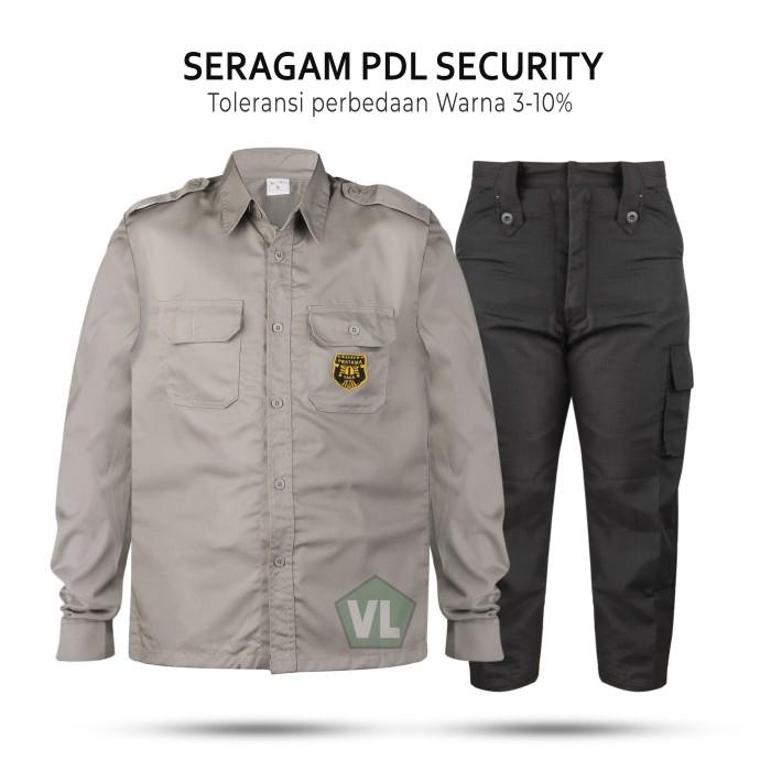 Jual Seragam [Model Baru] Baju Kemeja Seragam Pdl Satpam Security Lengan Panjang | Shopee Indonesia